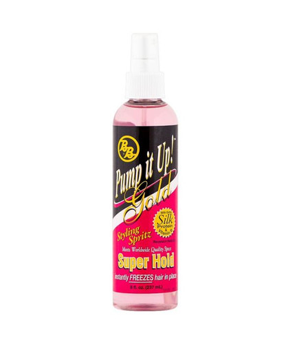 Pump it Up Gold Super Hold Spritz | Clipper Depot