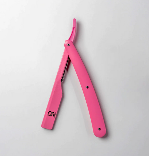 STRAIGHT RAZOR HOLDER Pink Level 3 | Clipper Depot