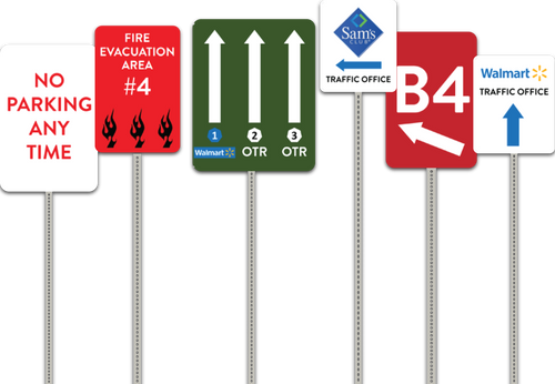 Reflective Parking & Directional Signage | Signs For Warehouse