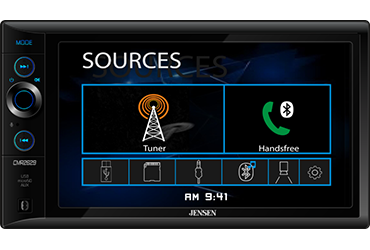 Jensen CMR2629 + Backup Cam | Stereo Depot Inc