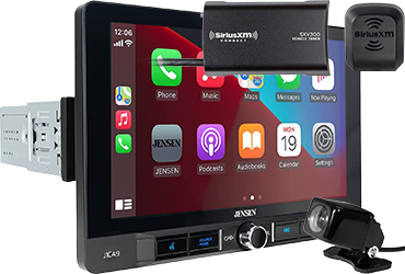 Jensen J1CA9 + Backup Cam, SiriusXM | Stereo Depot Inc