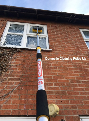 3.2M Hose Fed Window Cleaning Brush | Water Fed Pole Site