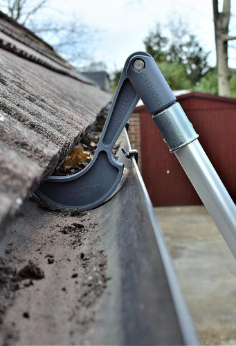 14FT Gutter Cleaning Tool, Telescopic Gutter Cleaner, Water Fed Pole ...