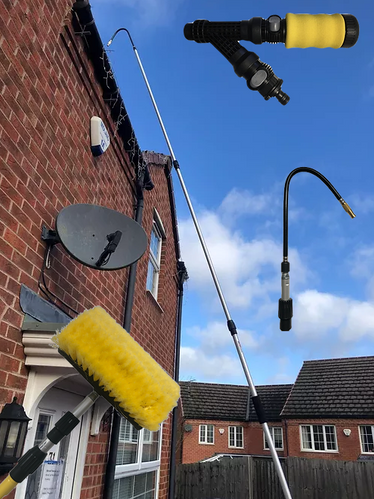 3.6M Telescopic Gutter Cleaning Tool, Gutter Cleaner Kit | Solar Panel ...