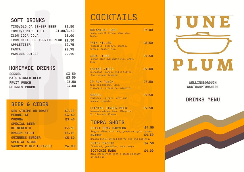 Menus | June Plum Food