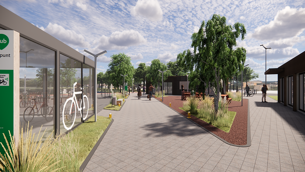 Schiphol North: official launch of Bicycle Service Point