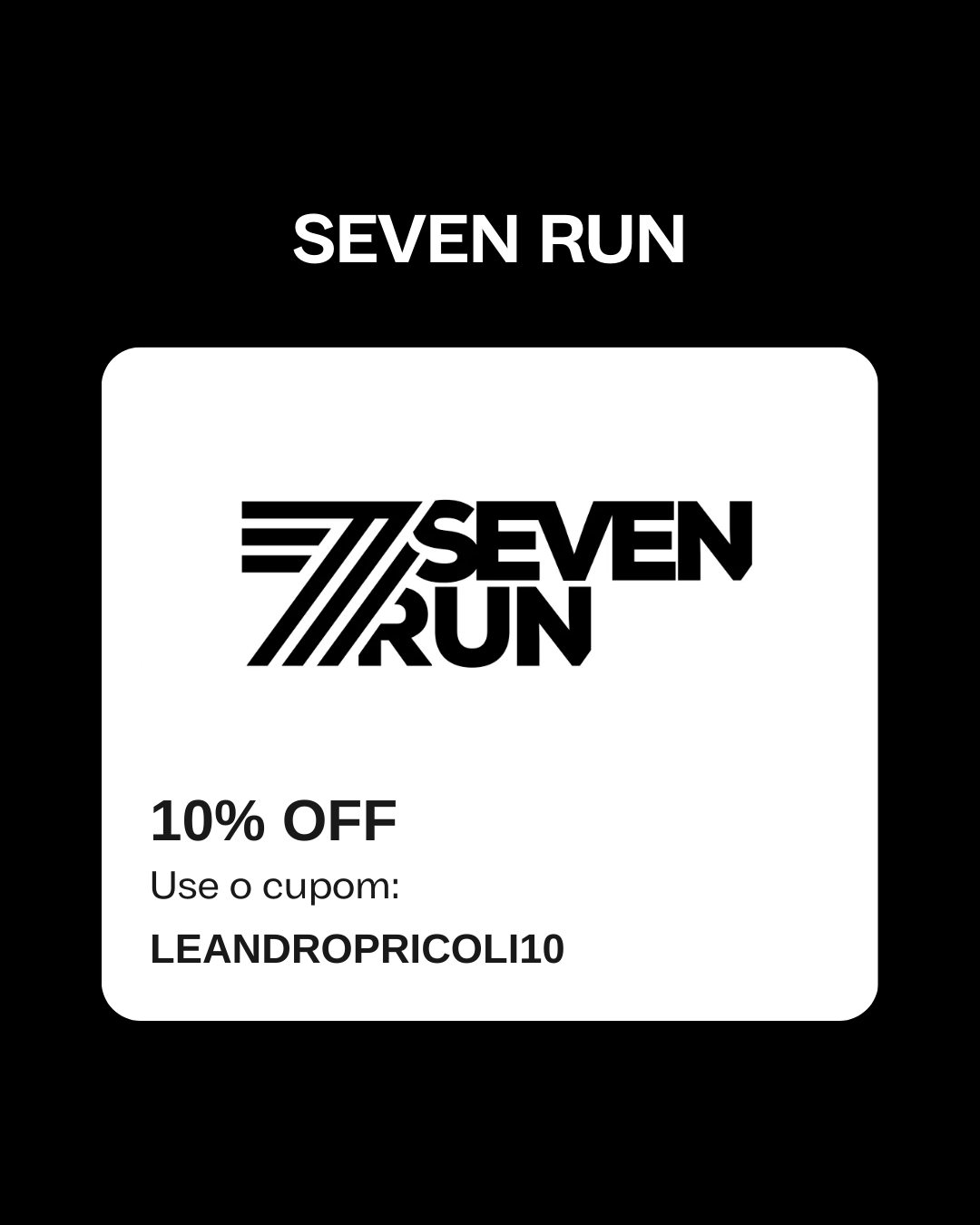 SEVEN RUN | CORRIDA COM DESCONTO