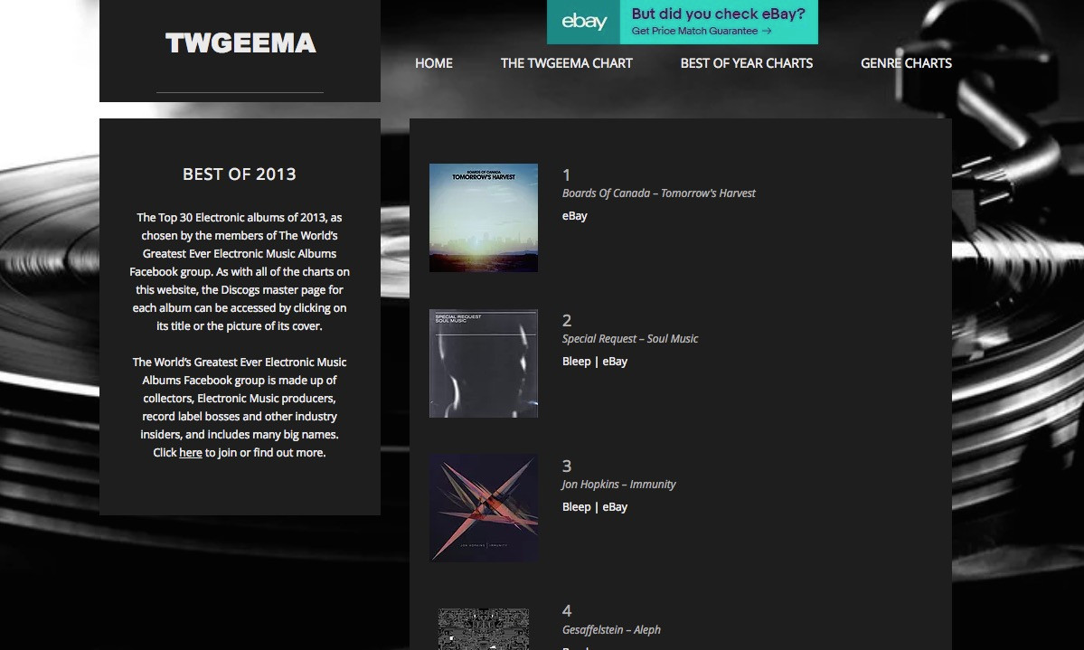 The 50 Best Electronic Albums of 2013