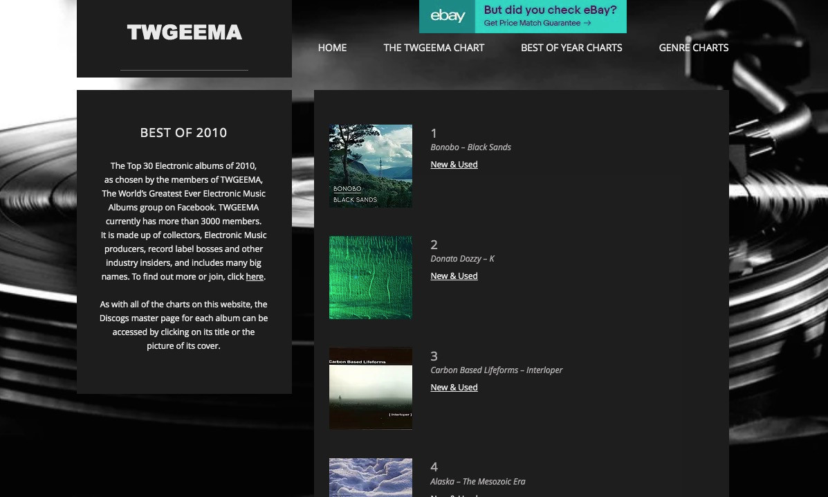 The 50 Best Electronic Albums of 2010