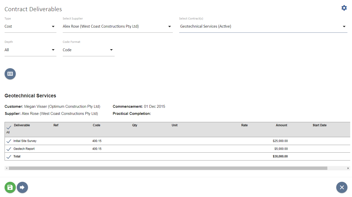 7. Contract Deliverables
