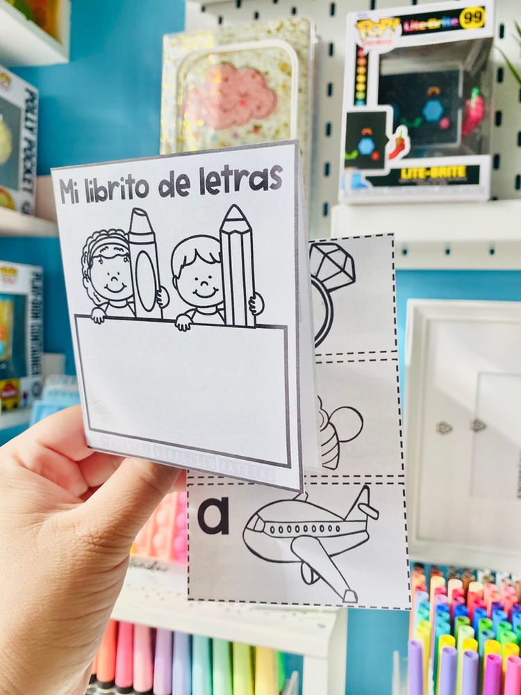 Mi librito de las letras recortable