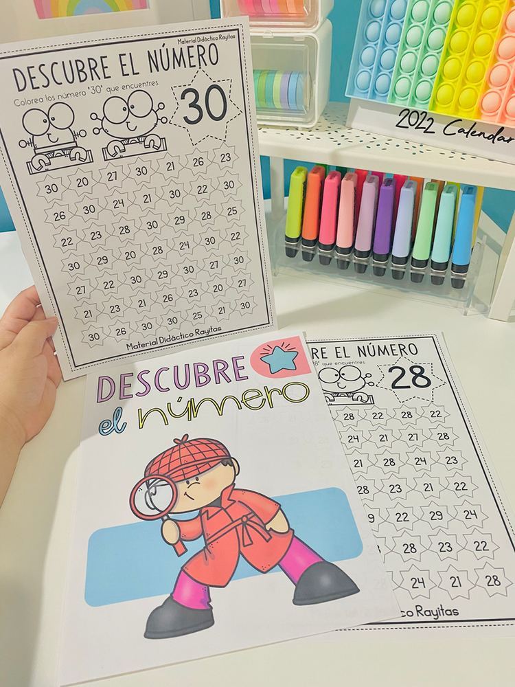 Descubre el numero del 1 al 30