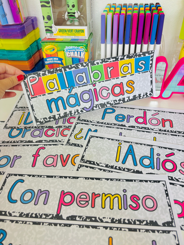 Palabras Mágicas Composition | MD Rayitas