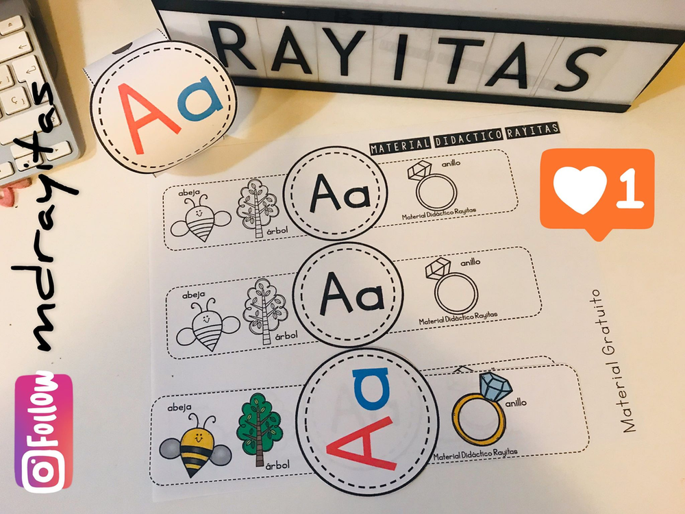 Pulseras del abecedario