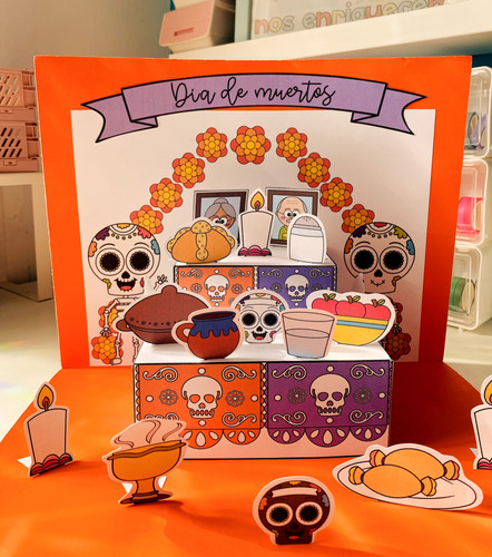 Altar del día de muertos armable | MD Rayitas