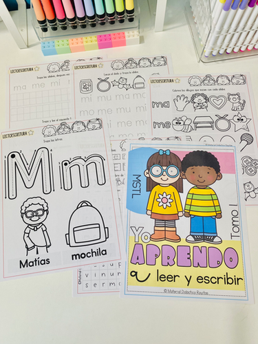 Cuadernillo Yo aprendo a leer y escribir Tomo 1 | Material Didáctico ...