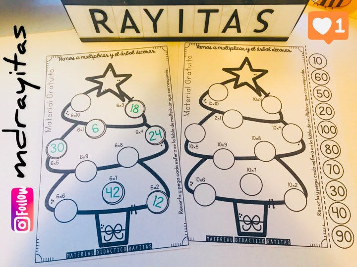 Arbolitos de navidad para multiplicar