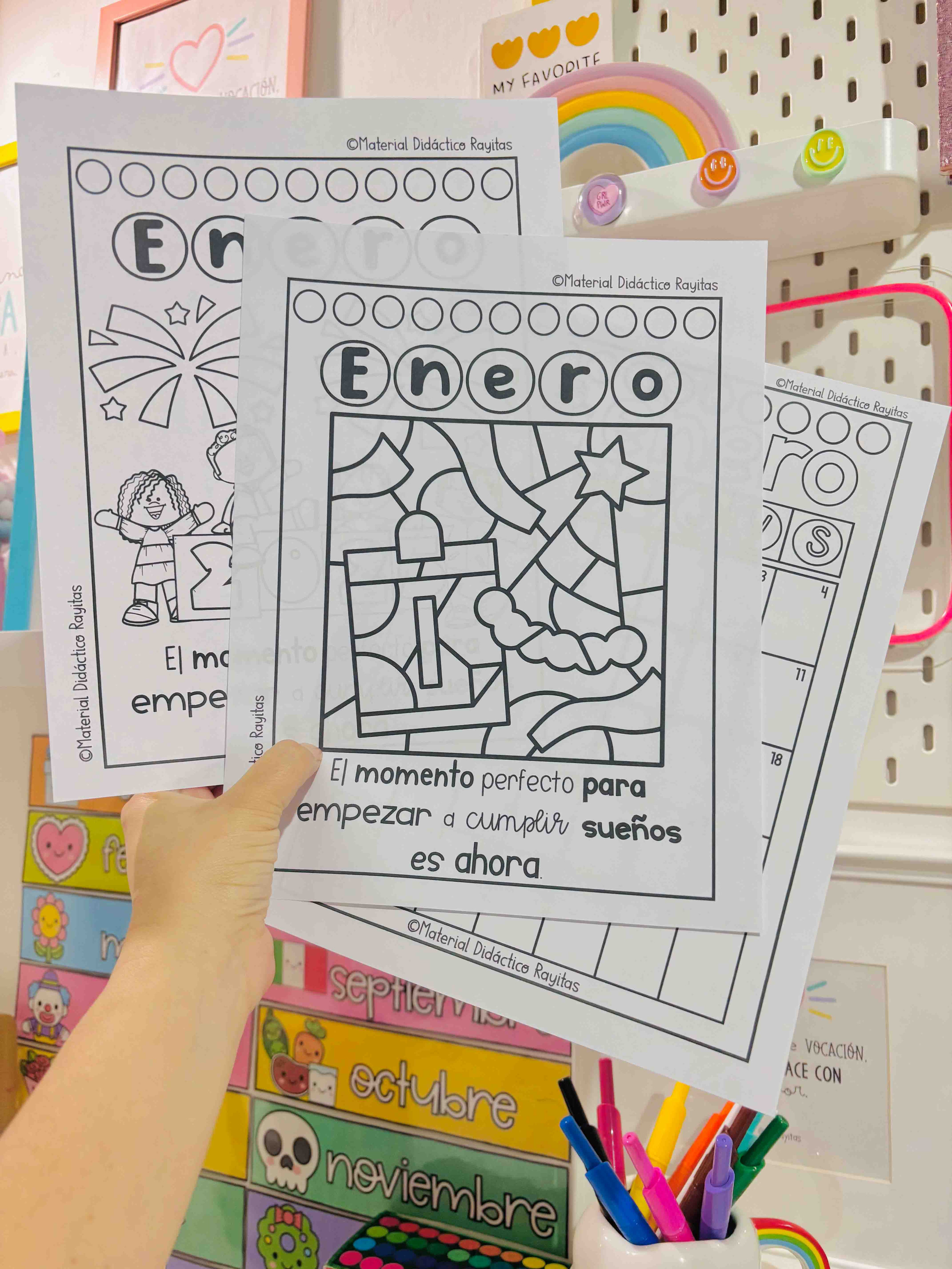 🎒 Portada de Enero Gratis | Organiza los Cuadernos de tus Alumnos