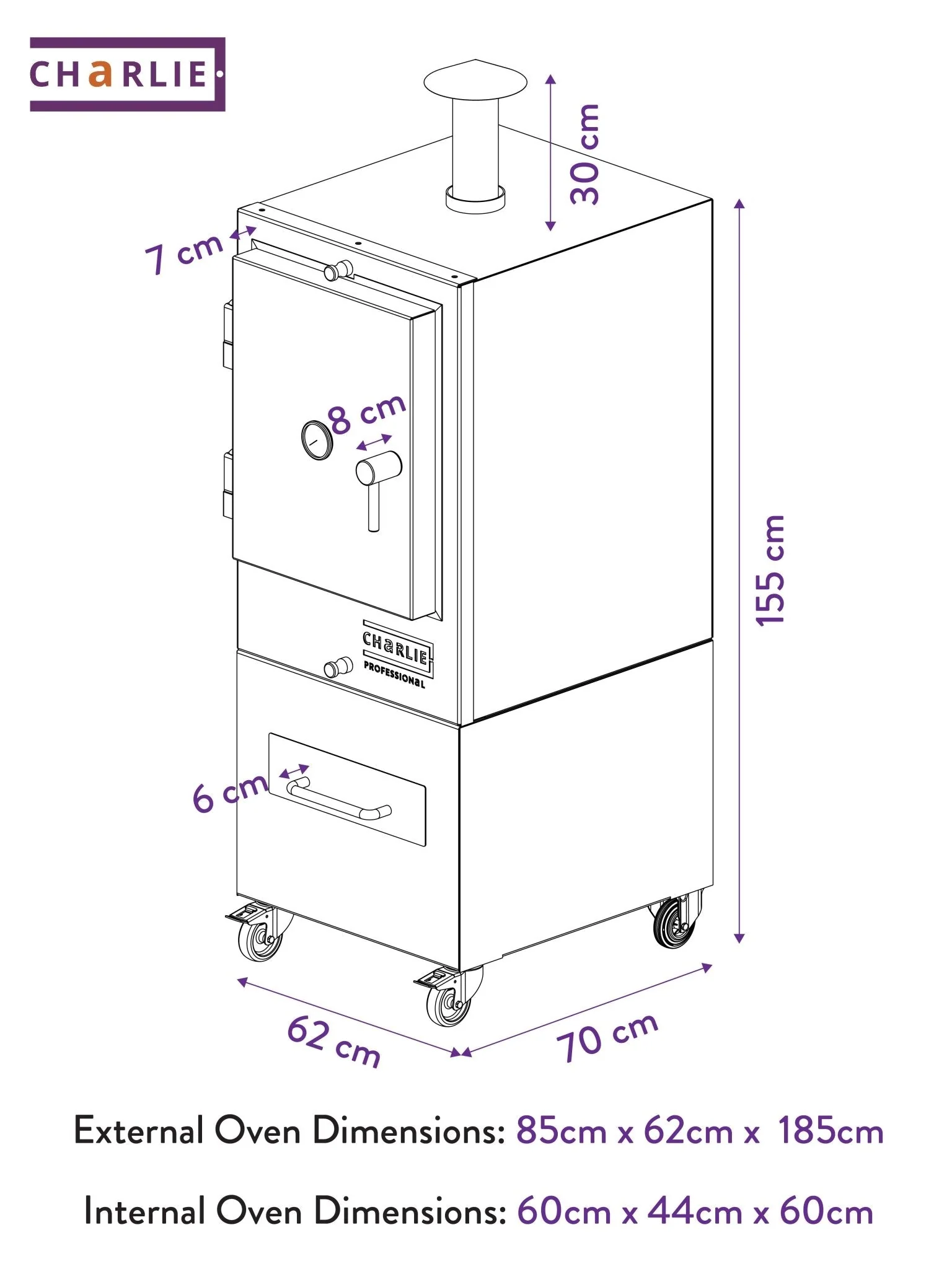 Professional Charlie Charcoal Oven | North Barbeque