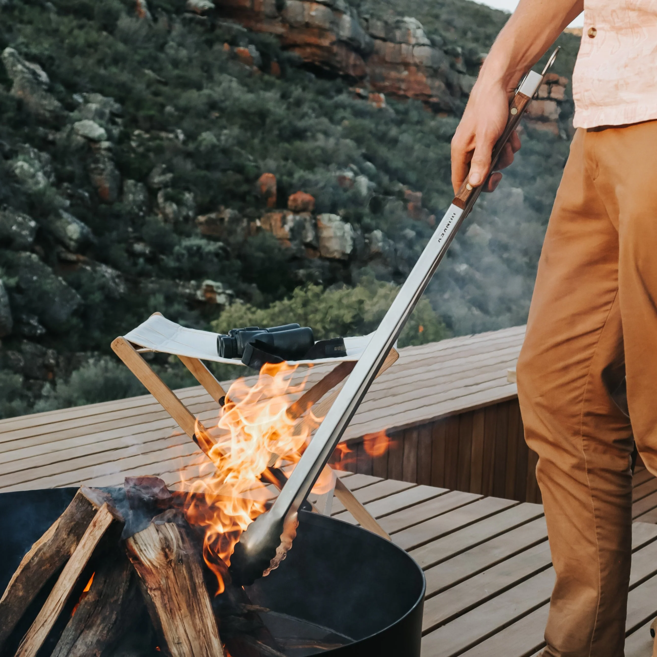 Donkey Long Tong - 80cm Fire Tongs | North Barbeque