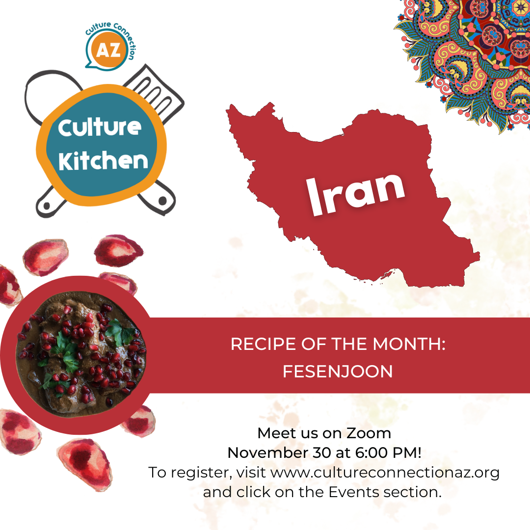 Culture Kitchen: Iran | CultureConnectionAZ