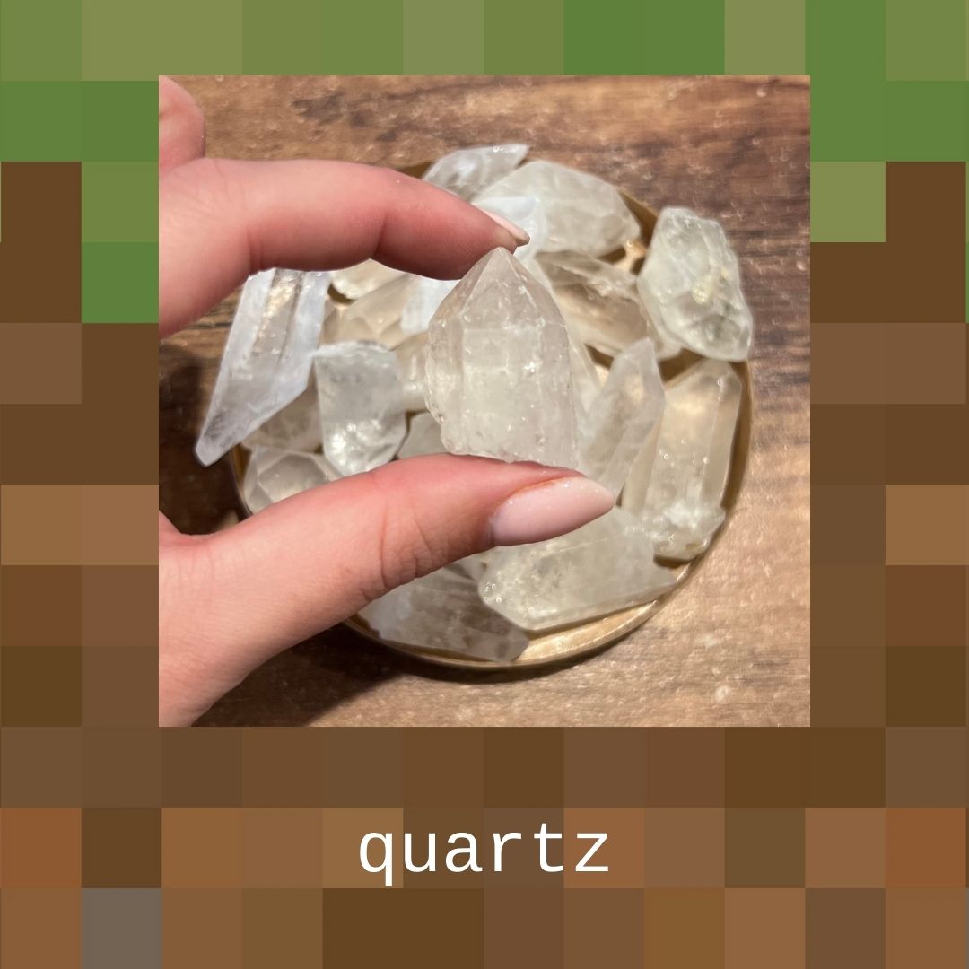 IDENTIFY YOUR MINECRAFT CRYSTALS