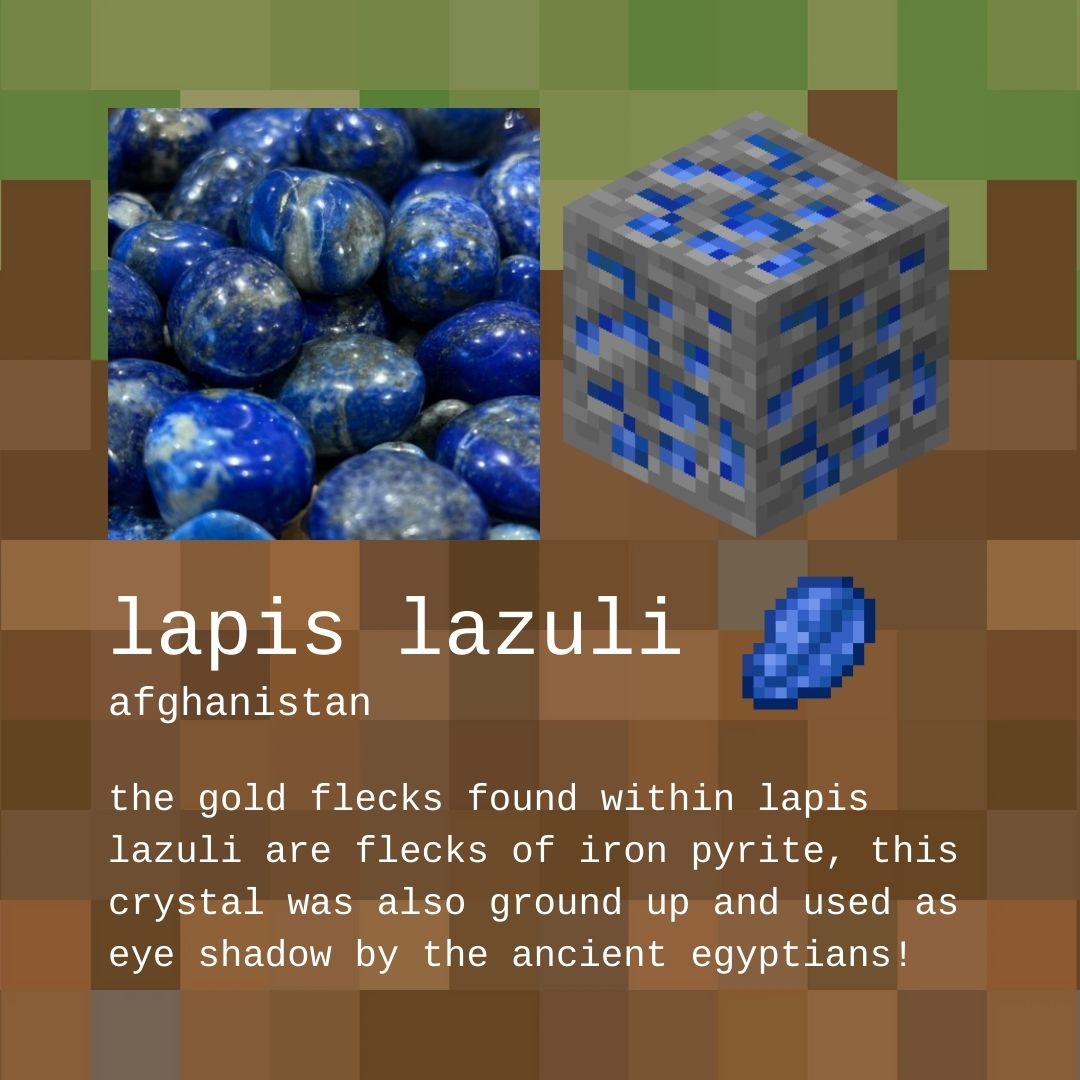 IDENTIFY YOUR MINECRAFT CRYSTALS