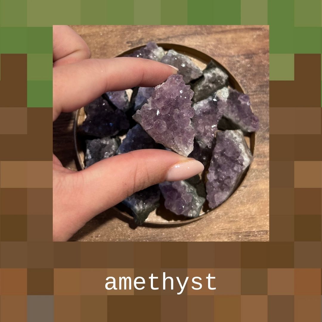 IDENTIFY YOUR MINECRAFT CRYSTALS