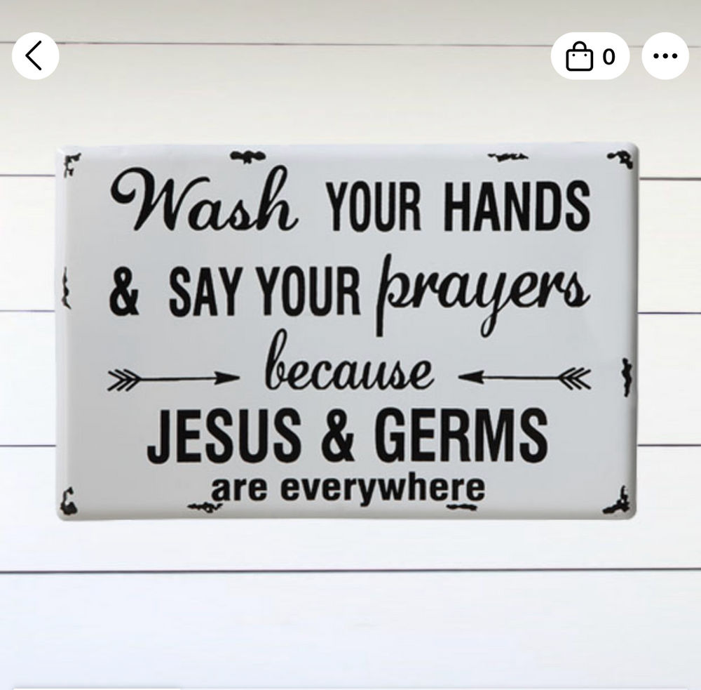 Sign me up! Using signs in decorating.