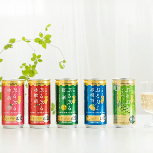 PuruPuru 'Fizzy+Jelly' RTD Sake Single Can(190ml/ Can) | Somm Cellars