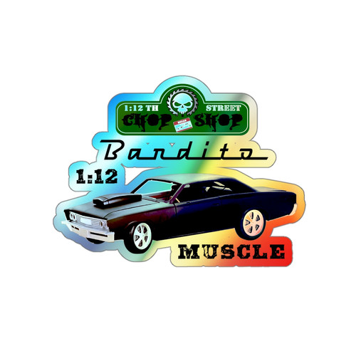 Chop Shop Muscle - Holographic Die-cut Stickers | Oddfrog Entertainment