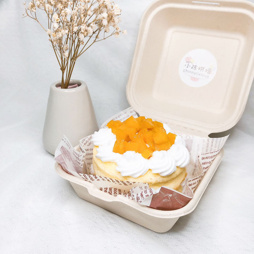 Mango Bento Cake 芒果便当蛋糕 | Chinnylixious 小陈烘培