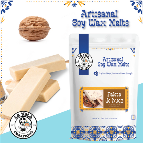 Paleta de Nuez ~ Sweet, Warm Caramelized Pecan Scent Artisanal Soy W ...