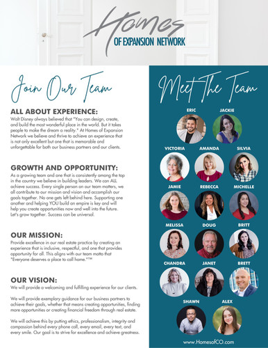 AGENT RECRUITING PACKET | Homes of Expansion