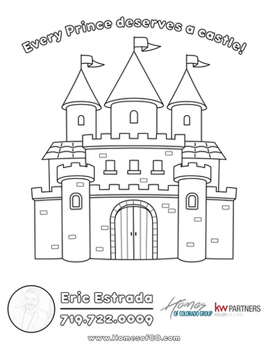 PRINCE CASTLE COLORING PAGE | Homes of Expansion