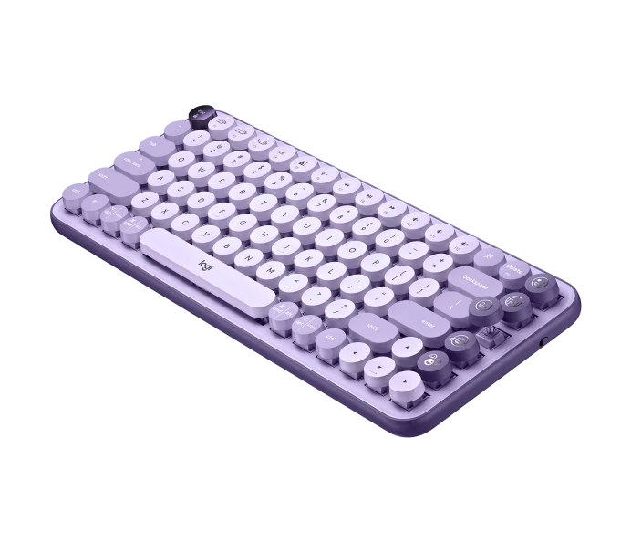 LOGITECH TECLADO POP KEYS MECÁNICO BLUETOOTH & LOGI BOLT COLOR MORADO ...