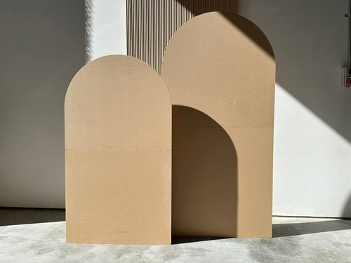 Set of Two Event Full Arch Backdrops - Foldable/Non-foldable | White Corner