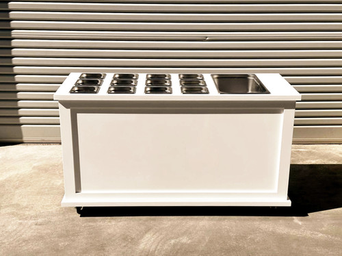 Collapsible Carts | White Corner| Fast Shipping | Made in AU