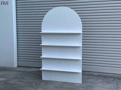 Arch Backdrop Wall with Removable Shelves - Painted/Non-Painted ...