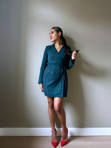WRAP IT UP Blazer Dress Sewing Pattern | Lore Piar