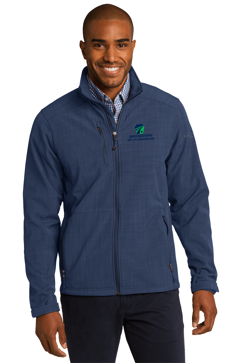Eddie Bauer Shaded Crosshatch Soft Shell Jacket | PennDOT Proud