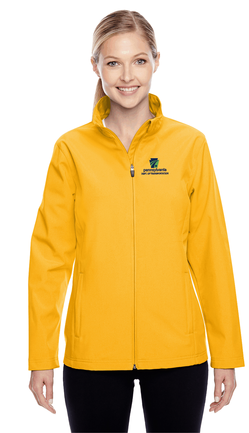 Ladies Full-Zip Waterproof Soft Shell Jacket | PennDOT Proud