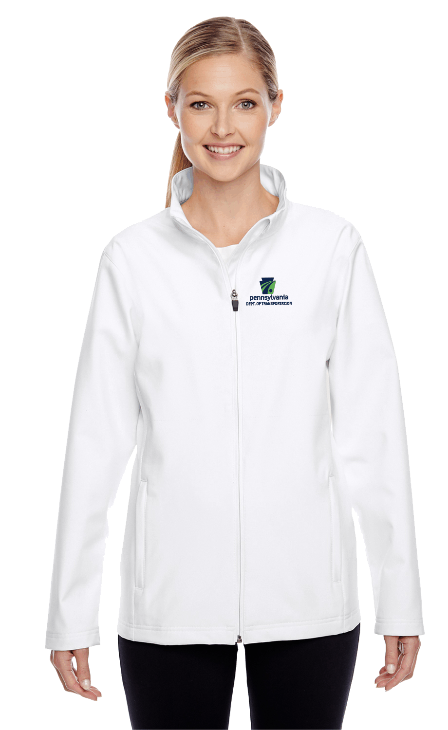 Ladies Full-Zip Waterproof Soft Shell Jacket | PennDOT Proud