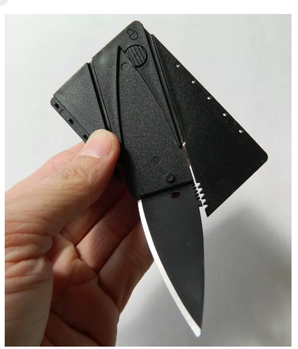Folding Credit Card Knife | Sharpens Best