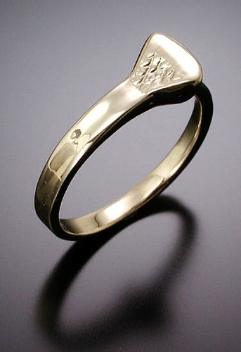 Gold Nail Ring | Bow River Jewelry