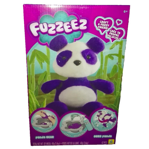Juguete Fabricacion Con Agua Peluche Oso Panda 30cm Fuzzeez | arcade24store