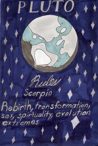 "Pluto Card" by Jacqueline Cousins Oliva | Project Onward