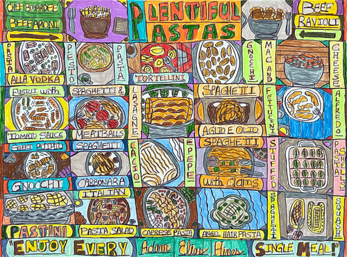 "Plentiful Pastas" by Adam Hines | Project Onward