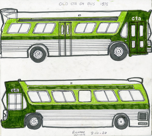 "Old CTA GM Bus" by Ricky Willis | Project Onward