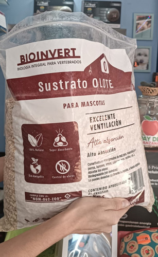 Olote, Sustrato Tipo Granulina De Maíz 1KG | BIOINVERT | Canela y Tomaso